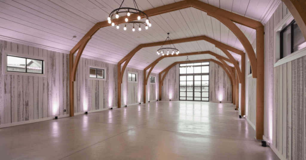 Lighting Up the Night: Best Lighting Ideas for Party Barn Interiors