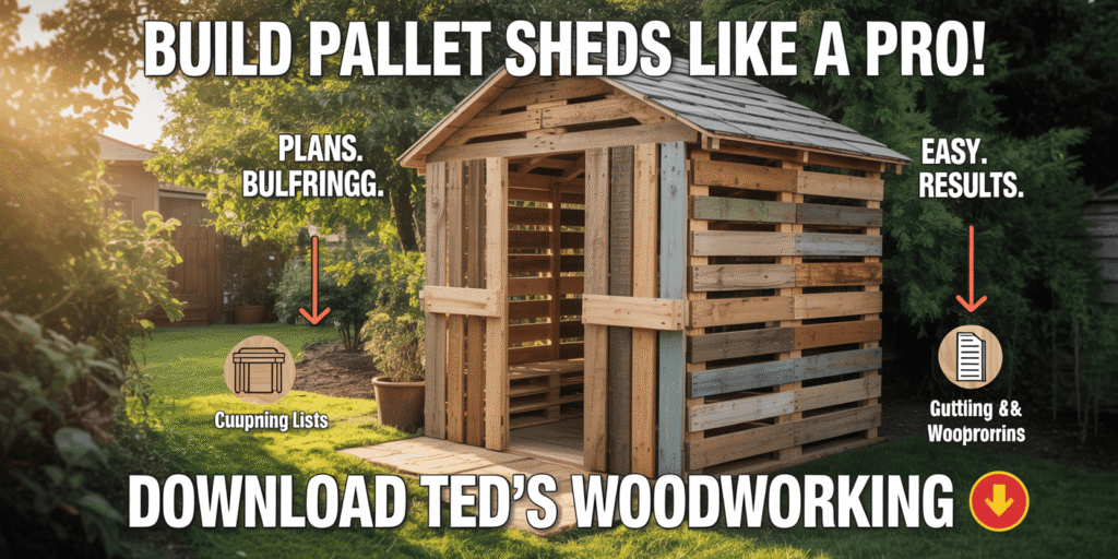 How to Build a Wood Shed Out of Pallets (2025 Affordable DIY Method)